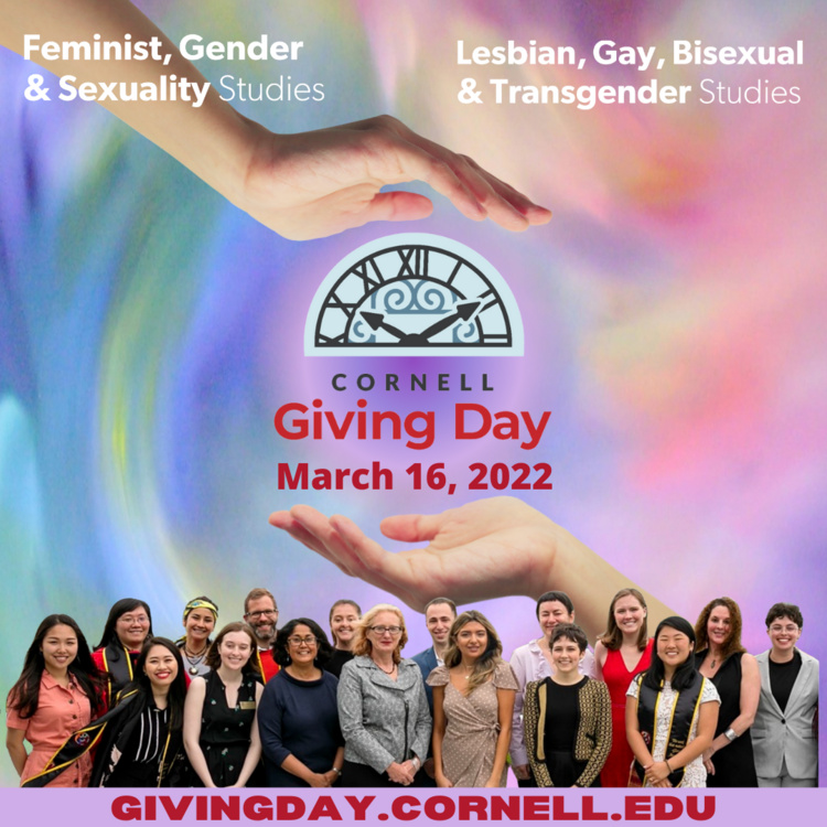 Support LGBT Studies on Giving Day, March 16! | Cornell University Diversity and Inclusion