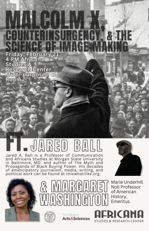 Malcolm X Remembrance Community Dialogue & Guest Lecturer: Jared Ball ...
