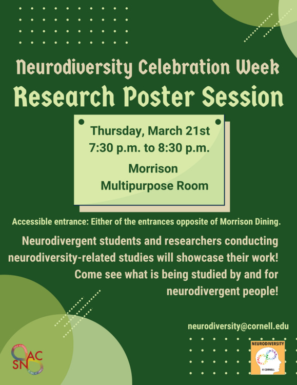 Research Poster Session | Cornell University Diversity and Inclusion