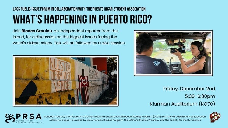 What is happening in Puerto Rico? | Cornell University Diversity and ...